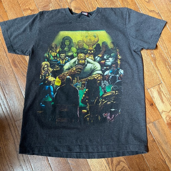 MAD Engine | Shirts | Mad Engine Charcoal Marvel Graphic Tee | Poshmark